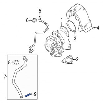 Jaguar XF Turbo & Supercharger Lines, Hoses, Fittings — CARiD.com
