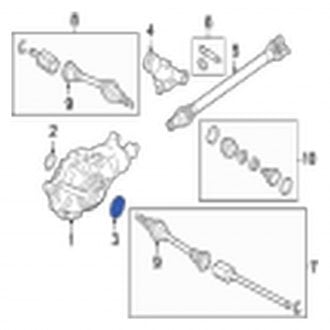 Jaguar XF OEM Driveline & Axle Parts - Hubs, CV-Joints | CARiD