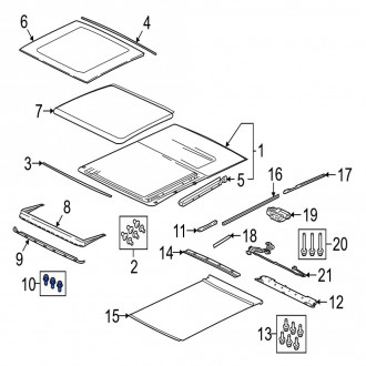 Jaguar XE-Type Sunroofs & Components — CARiD.com