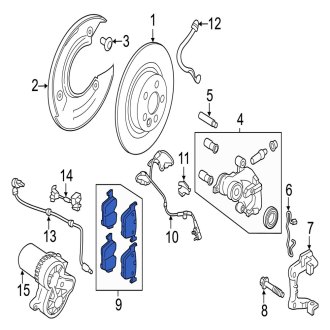 Jaguar F-Pace OEM Brake, Steering, Suspension Parts — CARiD.com