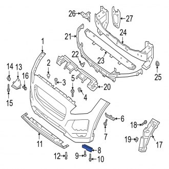 Jaguar OEM Header Panels & Parts | Support Bars, Panels — CARiD.com