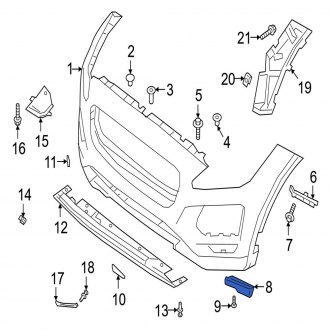 Jaguar OEM Header Panels & Parts | Support Bars, Panels — CARiD.com