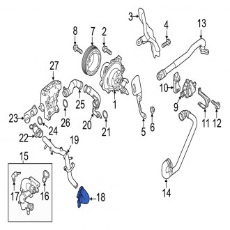 Jaguar E-Pace OEM Engine Cooling Parts | Radiators, Fans — CARiD.com