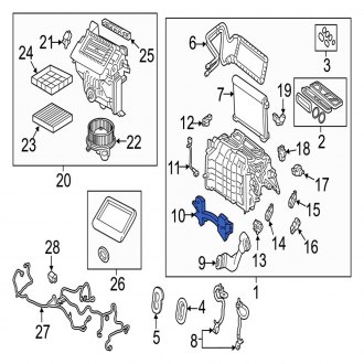 Jaguar I-Pace OEM A/C & Heating Parts | Systems, Compressors — CARiD.com