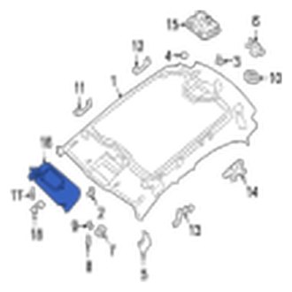 Jaguar E-Pace Replacement Sun Visors | CARiD