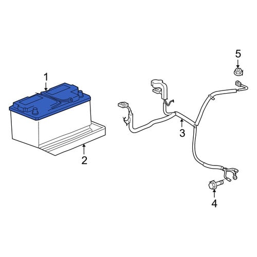 Jeep OE BBH7F001AA - Vehicle Battery