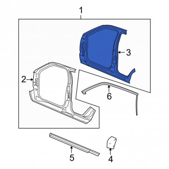 Jeep Grand Cherokee Body Tubs & Side Panels — CARiD.com