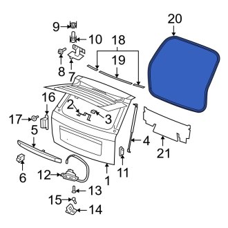 Jeep Grand Cherokee Trunk & Tailgate Seals | CARiD