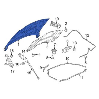 Jeep Grand Cherokee Replacement Hood Panels | CARiD
