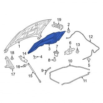 Jeep Grand Cherokee Under Hood Insulations - Pads, Liners | CARiD
