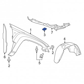 Jeep Grand Cherokee OEM Fenders | Factory Front & Rear Fenders — CARiD.com