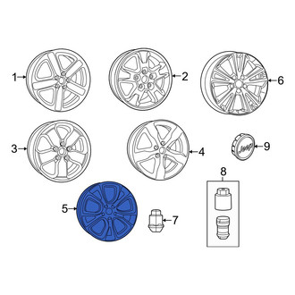 Jeep Grand Cherokee OEM Wheels & Tires | Lug Nuts, TPMS Sensors — CARiD.com