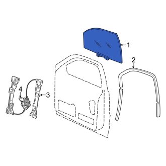 Jeep Grand Cherokee Window Glass | Door Glass — CARiD.com