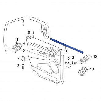 Jeep Grand Cherokee Replacement Window Seals | CARiD