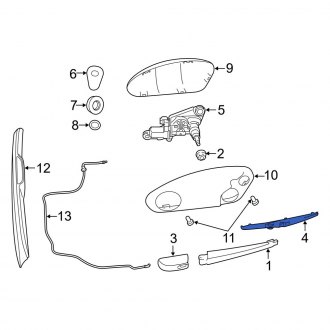 Jeep Grand Cherokee Wiper Blade Refills & Adapters — CARID.com
