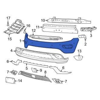 Jeep Grand Cherokee OEM Bumpers | Genuine Front & Rear Bumpers — CARiD.com