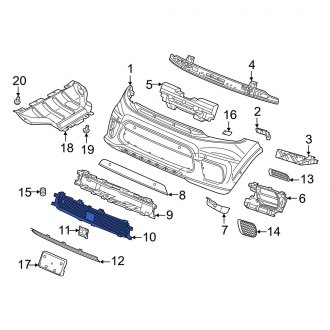 Jeep Grand Cherokee OEM Grilles | Factory Billet & Mesh Grilles — CARiD.com