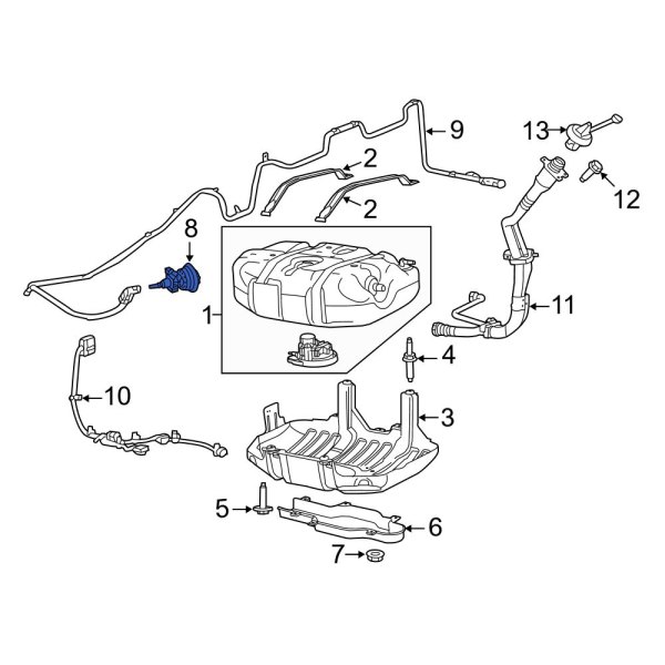 Jeep OE 68232842AD - Diesel Exhaust Fluid (DEF) Injector