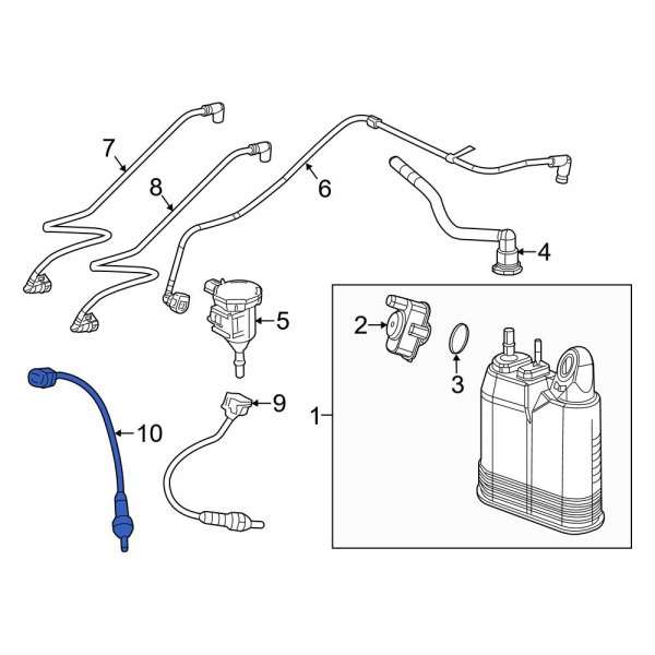 Jeep OE 5149180AB - Rear Right Oxygen Sensor