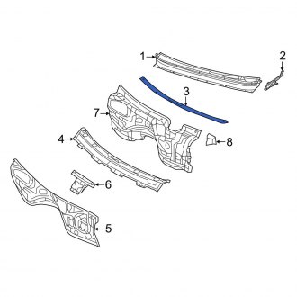Jeep Grand Cherokee Hood Weatherstripping Seals | CARiD