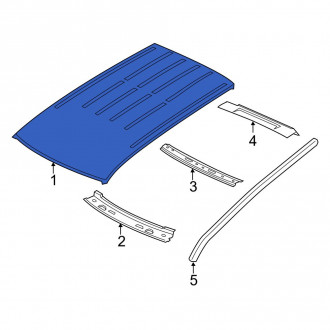 Jeep Grand Cherokee OEM Roofs & Parts | Panels, Drip Rails — CARiD.com