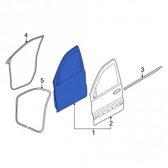Jeep Grand Cherokee Replacement Door Shells & Skins | CARiD