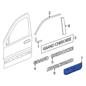Jeep Grand Cherokee OEM Doors & Parts | Shells, Panels, Armrests ...