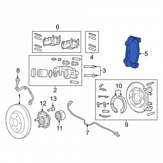 Jeep Grand Cherokee OEM Brake Parts | Pads, Bleeders, Rotors — CARiD.com