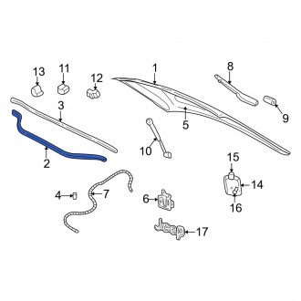 Jeep Grand Cherokee Hood Weatherstripping Seals — CARiD.com