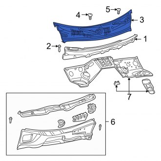 Jeep Grand Cherokee Cowl Panels & Parts | Vent Grills — CARiD.com