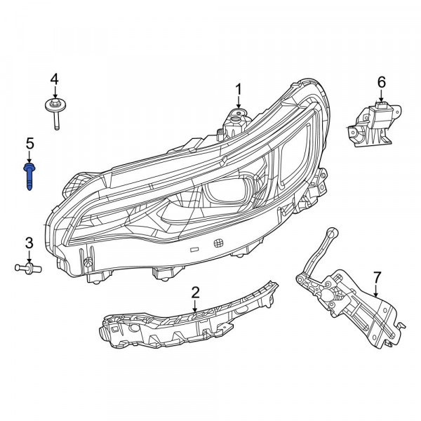 Jeep OE 68290302AC - Front Headlight Control Module