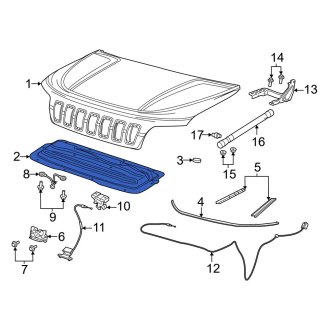 Jeep Cherokee Under Hood Insulations - Pads, Liners | CARiD