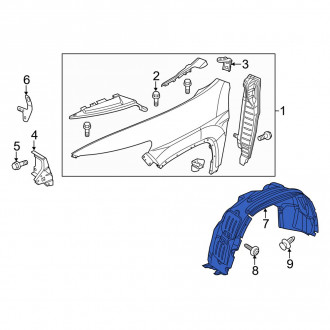 Jeep Cherokee Inner Fenders - Wells, Liners, Shields | CARiD