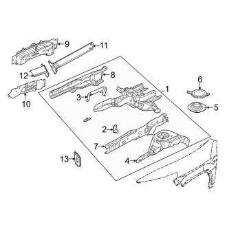 2020 Jeep Cherokee Chassis Frames & Rails | CARiD