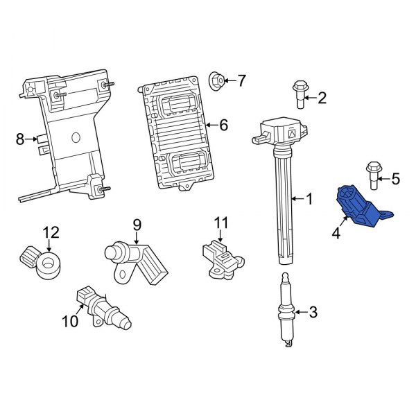 Jeep OE 68080837AB - Ignition Capacitor