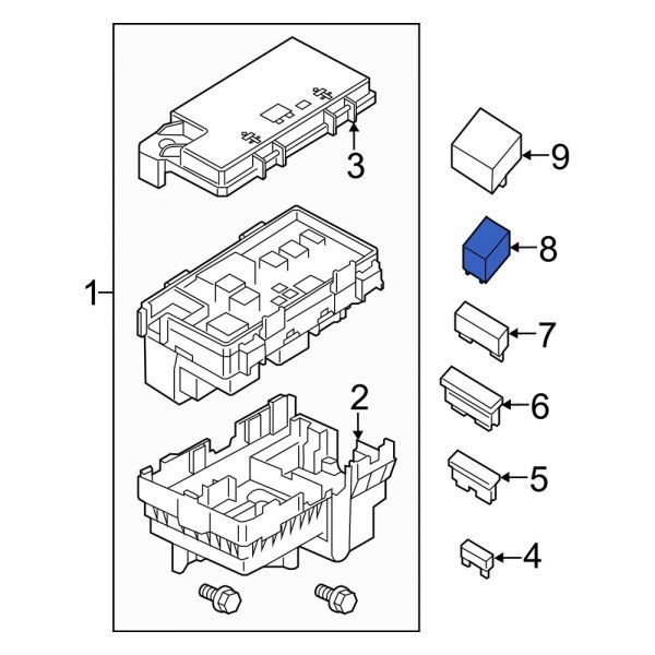 Jeep OE 68311126AA - Accessory Power Relay