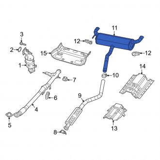 Jeep Cherokee OEM Exhaust Parts - Systems, Tips, Pipes | CARiD
