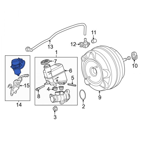 Jeep OE 5048401AD - Power Brake Booster Vacuum Pump