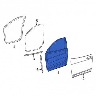 Jeep Cherokee Replacement Door Shells & Skins | CARiD