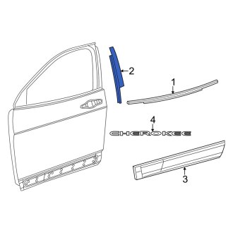 Jeep Cherokee Door Moldings | Side, Edge, Belt – CARiD.com