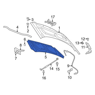 Jeep Under Hood Insulations | Pads, Liners, Shields — CARiD.com