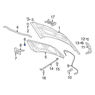 Jeep Cherokee OEM Body Hoods | Carbon Fiber, Fiberglass — CARiD.com