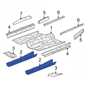 Jeep Compass OEM Rocker Panels & Floors - Side Skirts, Pans | CARiD