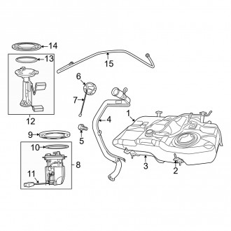 2017 Jeep Compass OEM Fuel System Parts - Pumps, Lines | CARiD