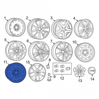Jeep Compass OEM Wheels | Original Steel & Alloy Wheels — CARiD.com