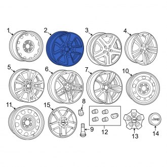Jeep Patriot OEM Wheels & Tires | Lug Nuts, TPMS Sensors — CARiD.com
