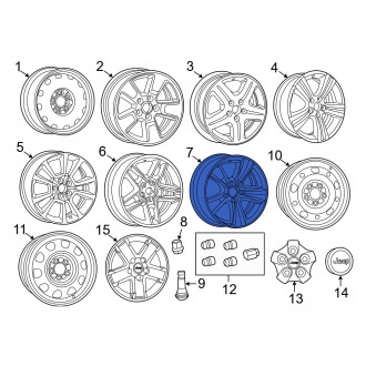 Jeep Patriot OEM Wheels & Tires | Lug Nuts, TPMS Sensors — CARiD.com