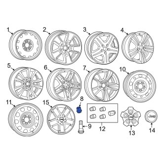 Jeep Patriot OEM Wheels & Tires | Lug Nuts, TPMS Sensors — CARiD.com