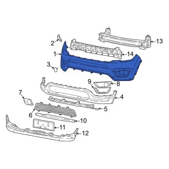 Jeep Compass OEM Bumpers | Genuine Front & Rear Bumpers — CARiD.com
