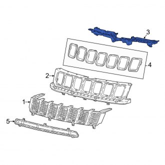 Jeep Compass Grille Brackets & Hardware — CARiD.com